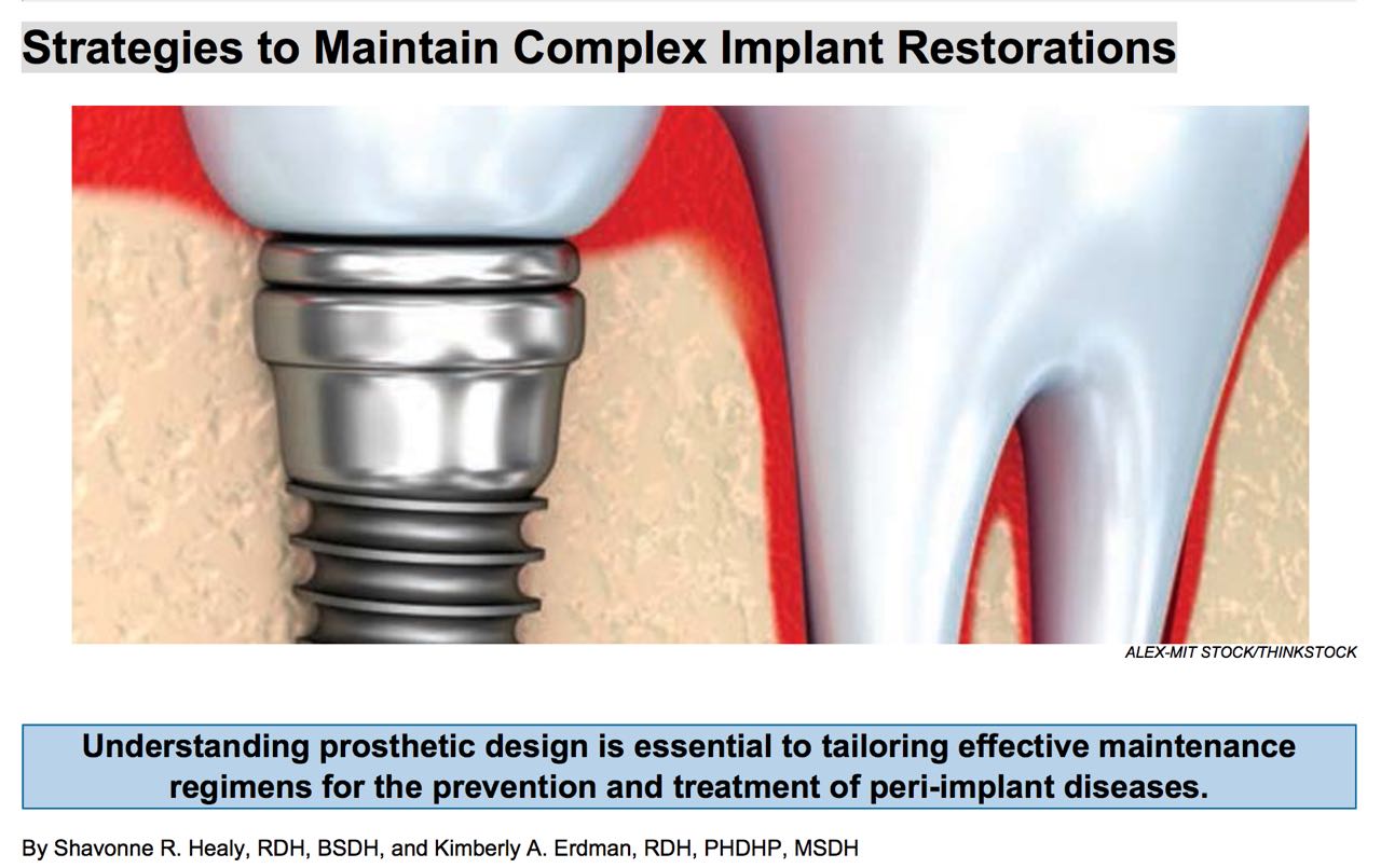 Strategies to Maintain Complex Implant Restorations | Strategies to ...